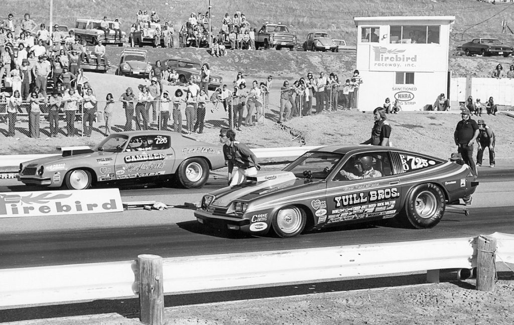 Firebird featured Pro Stock class frequently during the 1970's