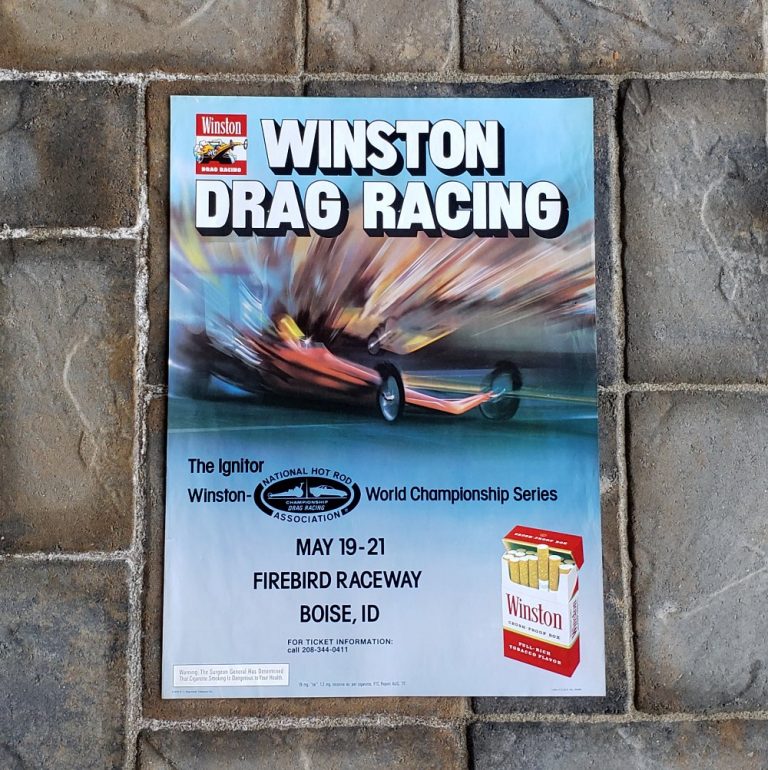 1978 Winston WCS Poster - Firebird Raceway