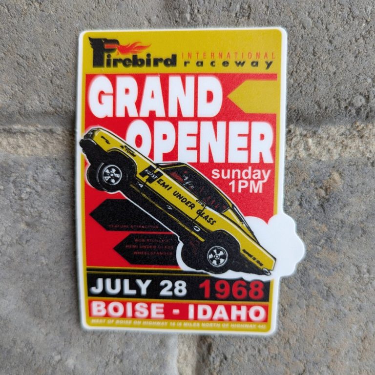 1968 FIREBIRD GRAND OPENER DECAL - Firebird Raceway